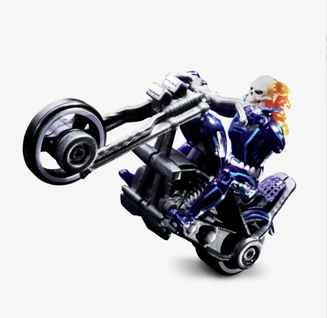 🔥MATTEL HOT WHEELS Ghost Rider with Vehicle Marvel 2022 SDCC IN HAND ...