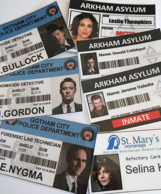 ID CARD PROP Replica Inspired By Gotham Fan Made EUR 5,00 - PicClick IT