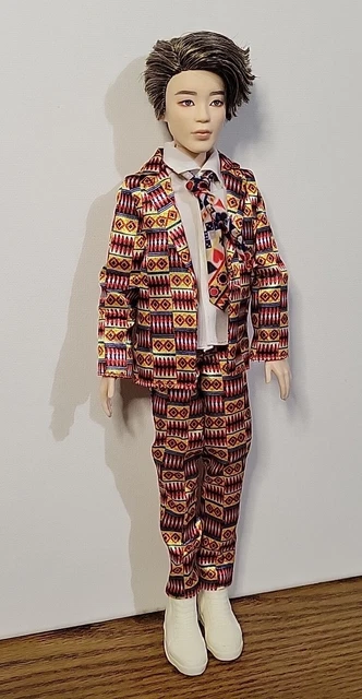 BTS BARBIE JIMIN Fashion Asian Ken Doll Highlighted Hair Articulated ...