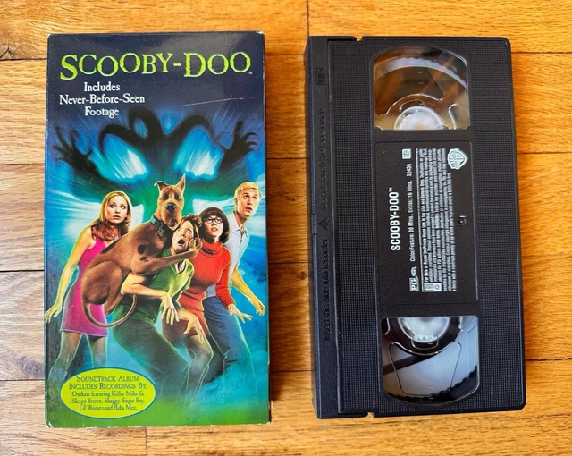 SCOOBY-DOO VHS - Live Action Movie + Never Before Seen Footage WB 2002 ...