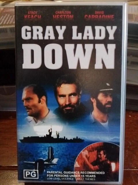 GRAY LADY DOWN VHS Charlton Heston David Carradine Naval Action ...