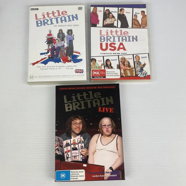 LITTLE BRITAIN DVD Bundle Series 1, USA, Live Region 4 $16.00 - PicClick AU