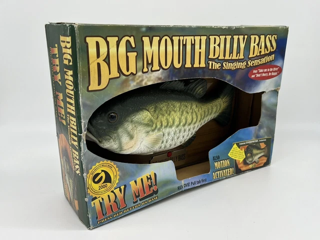 BIG MOUTH BILLY Bass Fish Take Me To the River Don't Worry Be Happy ...