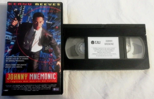 JOHNNY MNEMONIC (THE Fugitive Mas Wanted Future Tape VHS Keanu Reeves ...