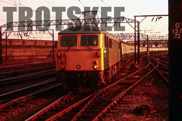 35MM SLIDE BR British Railways Diesel Loco Class 87 87010 1975 Original ...