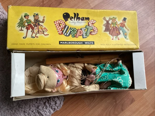 PELHAM PUPPETS MARLBOROUGH Wilts Puppet Girl With Original Box £20.00 ...