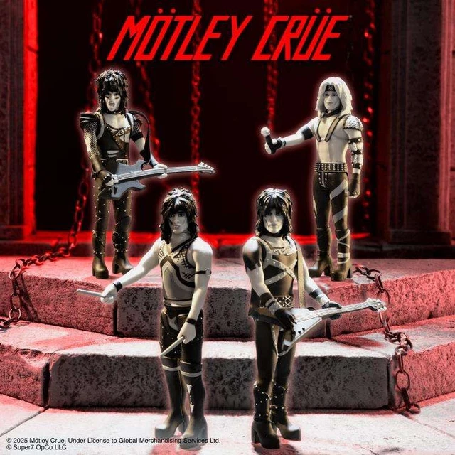 SUPER 7 ACTION figure Motley Crue React - Tommy Lee Shout in blister ...