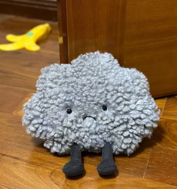 JELLYCAT AMUSEABLES STORM Cloud Doll Newly Released with Label & Dust ...