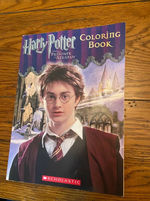 HARRY POTTER PRISONER of Azkaban Coloring Book & Deluxe Sticker Book ...