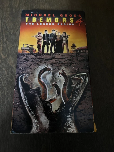 TREMORS 4 THE Legend Begins VHS 2003 Horror Sci-fi Michael Gross EUR 5,47 - PicClick FR