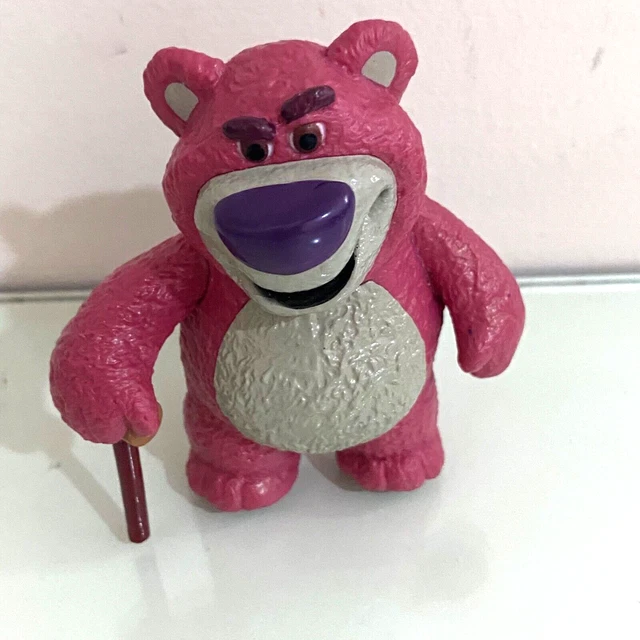 DISNEY PIXAR TOY Story 3 Lotso Pink Bear PVC Figure 3.25" Cake Topper £ ...