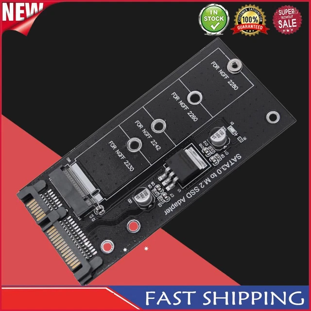 M2 SATA ADAPTER M2 to SATA Converter 2.5" SATA3.0 6Gbps Riser Board B Key $10.11 - PicClick AU