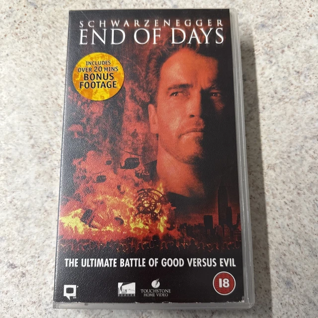 END OF DAYS VHS Video Tape Arnold Schwarzenegger (1999) £6.77 - PicClick UK