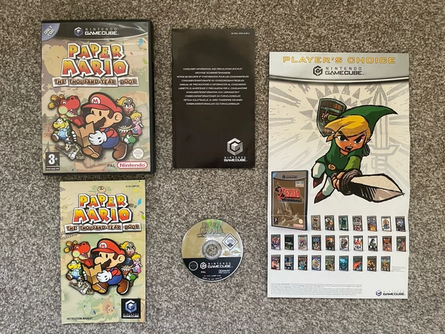 NINTENDO GAMECUBE PAPER Mario: The Thousand Year old Door Fast Despatch ...