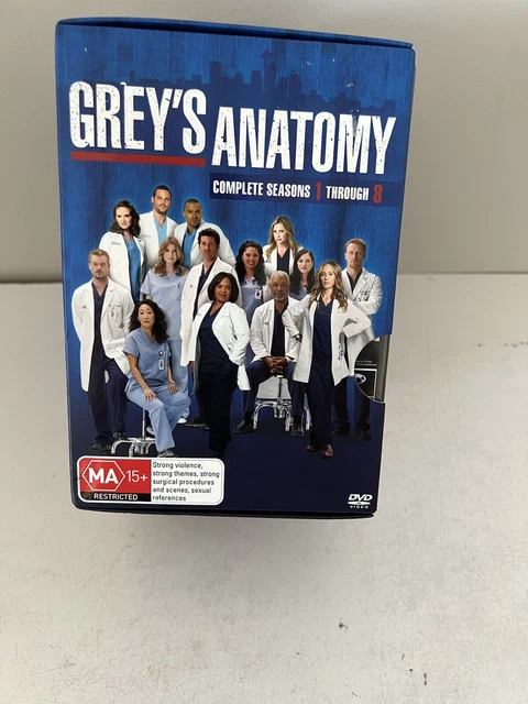 GREYS ANATOMY SEASON 1-8 dvd box set $72.99 - PicClick AU