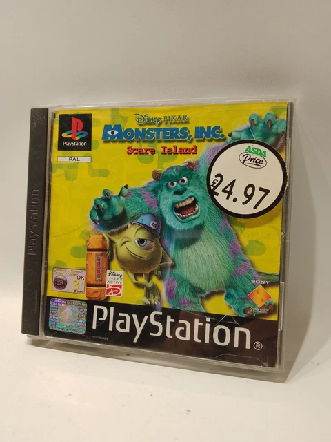 PLAYSTATION 1 MONSTERS Inc Scare Island Disney Pixar Sony Game £11.12 ...