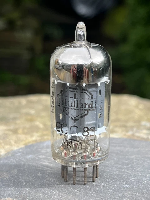 BALANCED MULLARD 1958 ECC83 mC6 N8H Long Plate Tilted Foil D Getter £82 ...