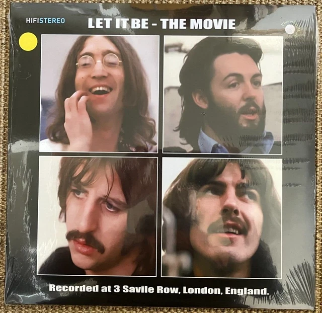THE BEATLES LET It Be The Movie 12 inch vinyl Private Pressing sealed ...