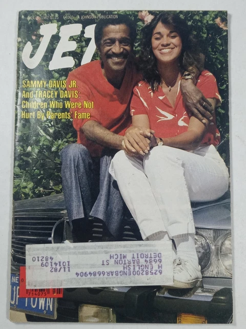 1980'S SAMMY DAVIS Jr Tracey Family Vtg Black Interest Jet Magazine Nov ...