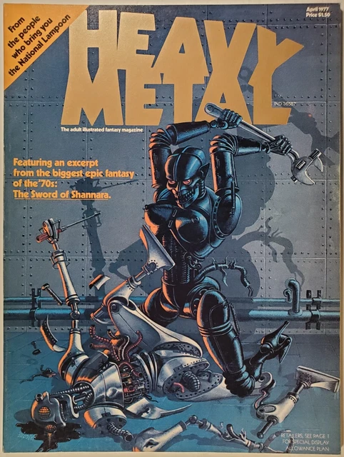 HEAVY METAL MAGAZINE #1 [April, 1977] £148.59 - PicClick UK