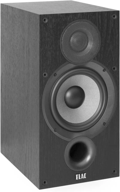 ELAC DEBUT 2.0 B6.2 Bookshelf Speakers, Black (Pair) £252.33 - PicClick UK