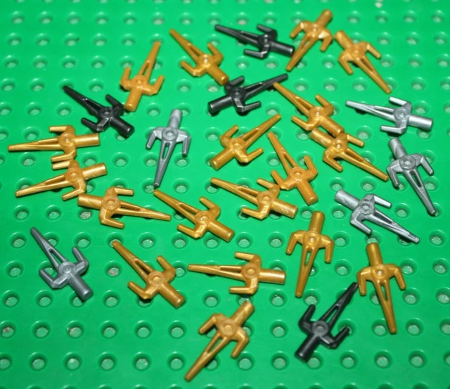 LOT DE 27 Armes Lego Ninjago Minifig Weapon Sai 98139 sets 9446 10232 ...