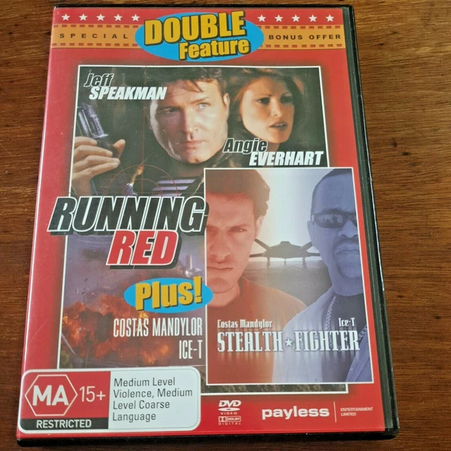 RUNNING RED PLUS Stealth Fighter DVD Double Feature $9.95 - PicClick AU