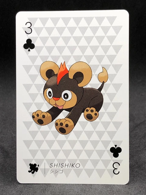 LITLEO SHISHIKO LION Cub Pokemon X Nintendo Jouer Carte Jeu Japon Club ...