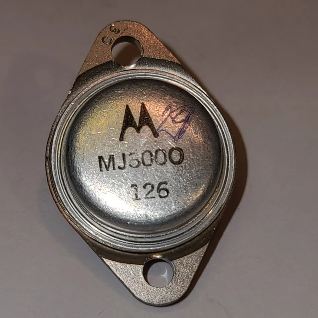 MJ3000 X NTE245 Transistor Darlington Power Amplifier ECG245 Motorola ...