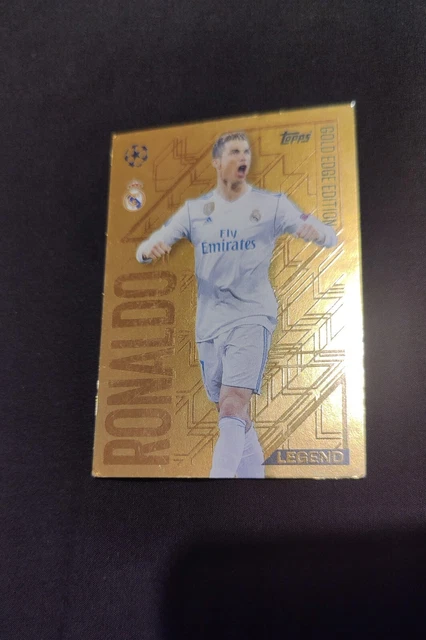 GOLD EDGE EDITION Cristiano Ronaldo Match Attax 2024/2025 Real Madrid ...