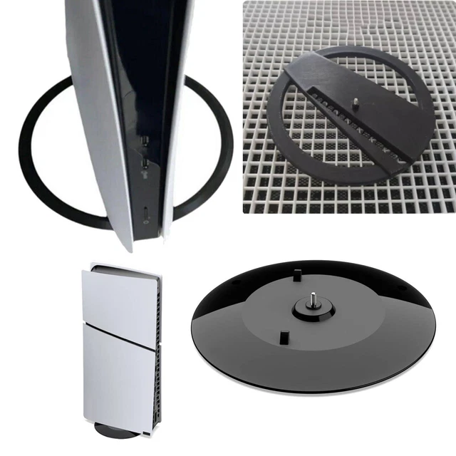 VERTICAL STAND HOLDER Console Dock Mount Disc Base For PS5 Slim Game ...