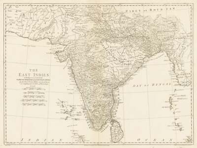 EARLY 19TH CENTURY Map of India By: John Blair, 1814 £412.73 - PicClick UK