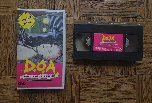 1978 THE SEX Pistols D.O.A. Tour on VHS Japanese Video Punk Rock Dead ...