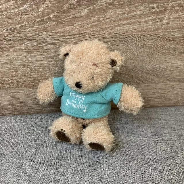 TESCO CUDDLE ME Happy Birthday Small Teddy bear Soft Toy 2010 £14.39 ...