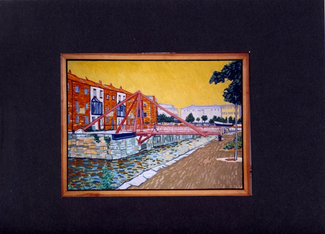 ORIGINAL LANDSCAPE OIL Painting of Bristol by the Late Colin Herbert ...