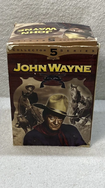 JOHN WAYNE COLLECTION 5 VHS Tapes Pack 1997 Collector Series Box Set £3 ...