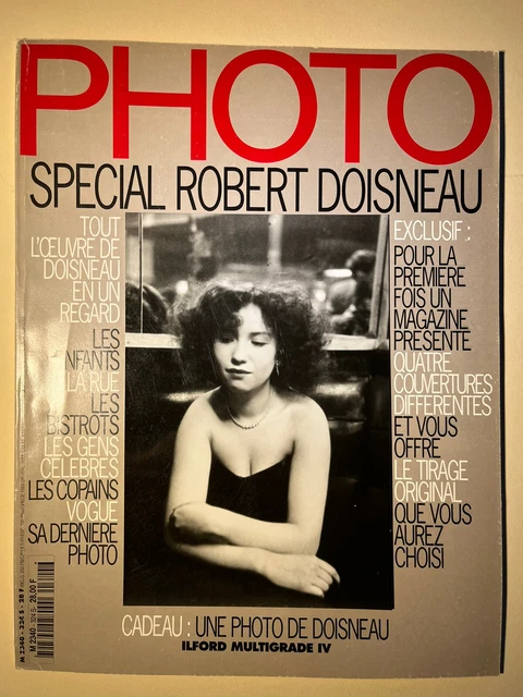 MAGAZINE REVUE PHOTO 1995 N°324 Spécial Robert Doisneau + Tirage Melle ...