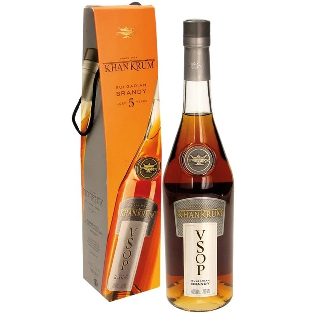 KHAN KRUM BRANDY VSOP 5 Jahre 700ml, Bulgarien EUR 20,50 - PicClick DE