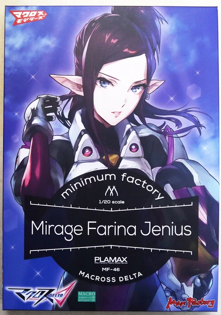 MACROSS DELTA PLAMAX 1/20 Mirage Farina Jenius Figure model MF-46 by Max Factory $83.60 ...