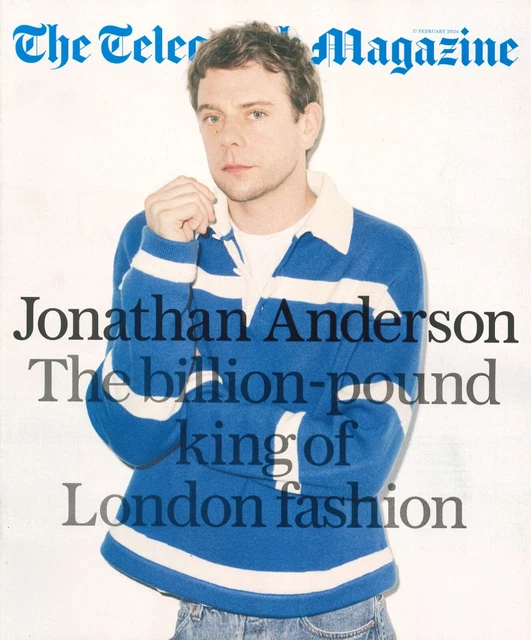 MAGAZINE TELEGRAPH: JONATHAN Anderson, Suranne Jones, Richard Madeley ...
