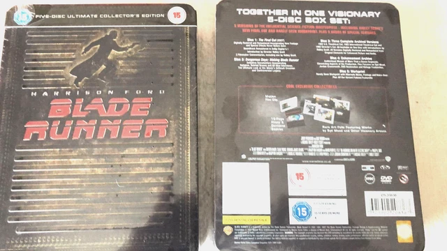 BLADE RUNNER: THE Final Cut (5-Disc Ultimate Collectors' Edition Tin ...