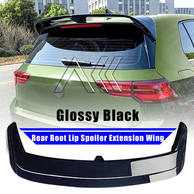 FOR VW GOLF MK8 R GTD GTI GTE R-Line 20+ Gloss Black Rear Boot Roof ...