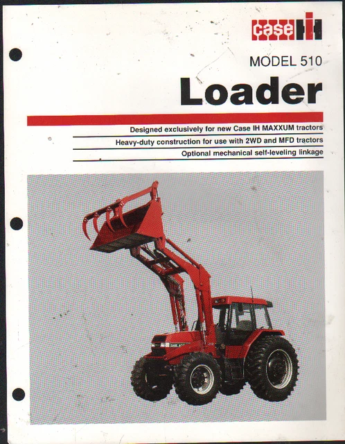 CASE IH &MODEL 510" Tractor Front Loader Brochure Leaflet £5.50 ...