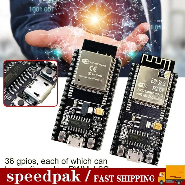 ESP-32S ESP-WROOM-32E NODEMCU scheda di sviluppo WiFi seriale WiFi N5R1 ... ESP-32S ESP-WROOM-32E NODEMCU scheda di sviluppo WiFi seriale WiFi N5R1 ...