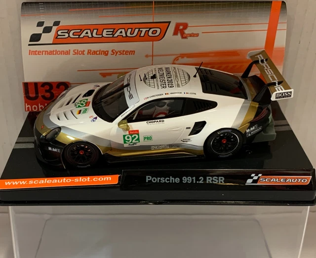 SLOT CAR SCALEAUTO SC-6294R Porsche 991.2 Rsr GT3 #92 le Mans 2019 M ...