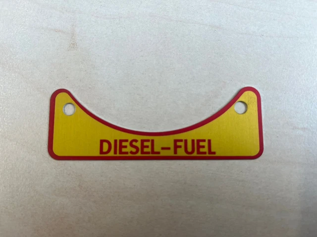 LAND ROVER DEFENDER Caution Diesel Fuel Cap Badge - OEM Land Rover Part ...