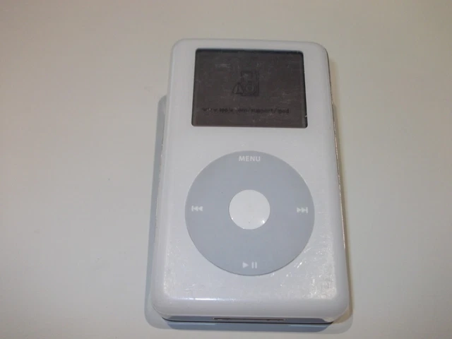 APPLE IPOD CLASSIC 4th Generation 20GB A1059 White - FAULTY £27.99 ...