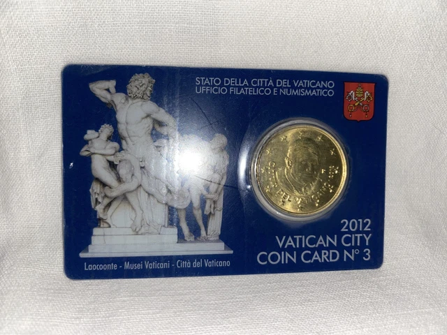 PIÈCE 50 C Vatican Coin Card N 3 2012 EUR 9,00 - PicClick FR