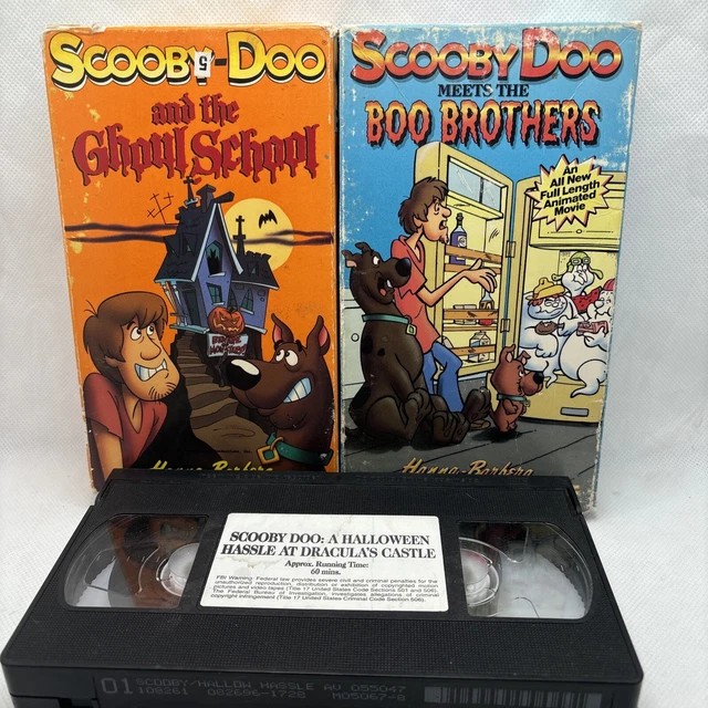 SCOOBY-DOO VHS LOT. Ghoul School, Boo Brothers & Hassle Draculas Castle ...