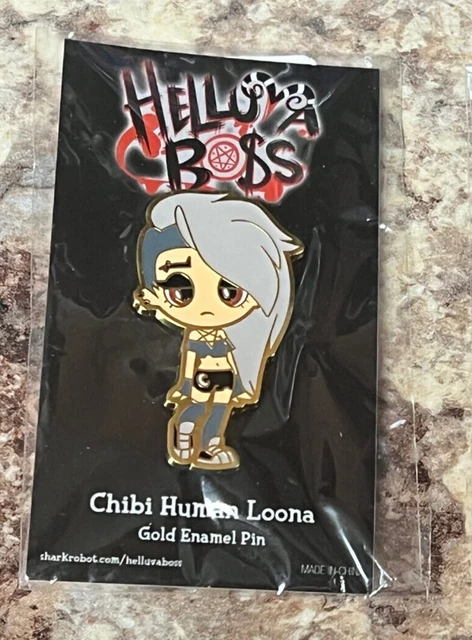 VIVZIEPOP HELLUVA BOSS Official Chibi Human Loona Gold Enamel Pin ...